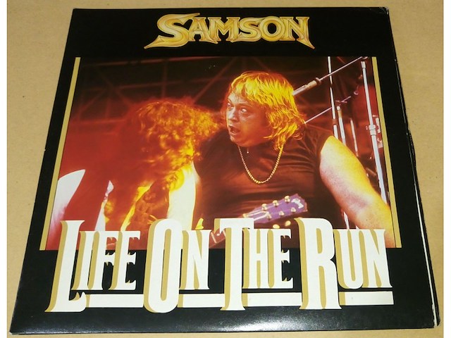 Samson ‎– Life On The Run (2 Single), UK