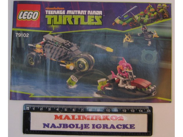Uputstvo za LEGO set 79102 TURTLEZ /T86-136go/