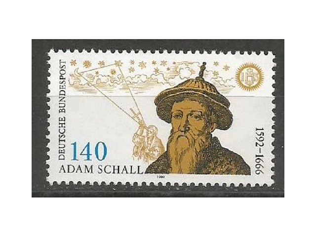 Nemačka,400 god rođenja-J.A.Schall von Bell 1992.,čisto