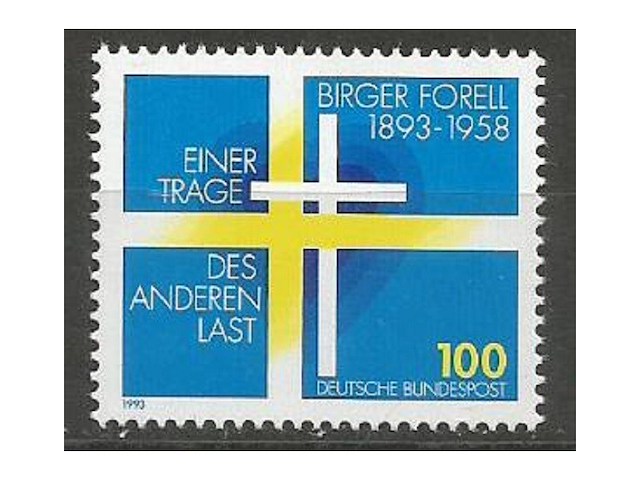 Nemačka,100 rođenja-B.Forell 1993.,čisto