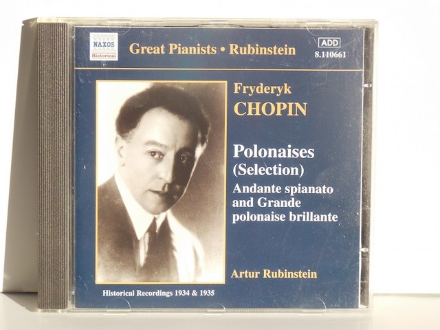 CHOPIN Polonaises (Selection) - Artur Rubinstein