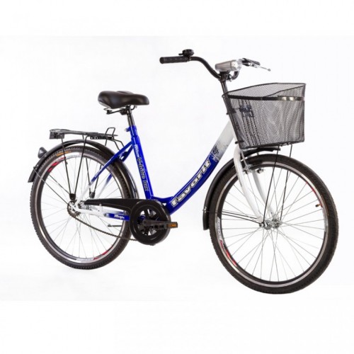 Bicikl City Bike V-Bike Lux 26in plavo beli