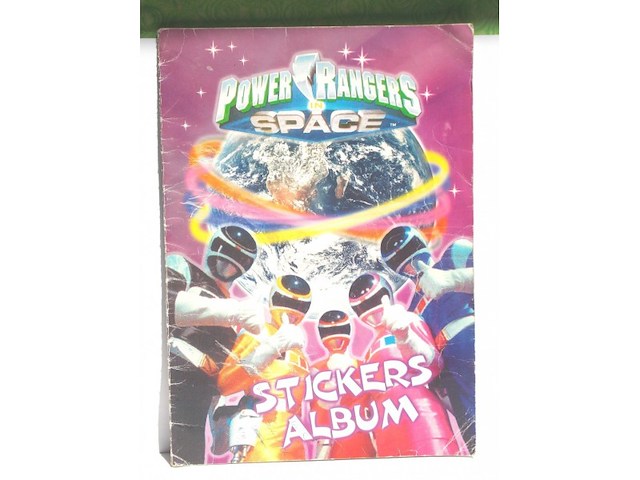 Power Rangers in space album