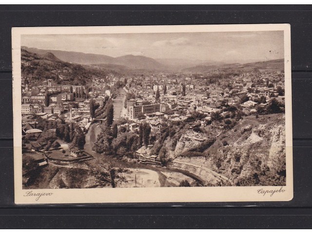 Kralj. YU 1932 Sarajevo razglednica