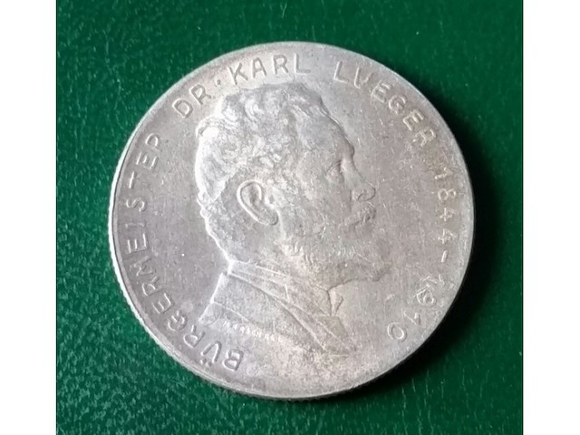 2 SCHILLING 1935 srebro