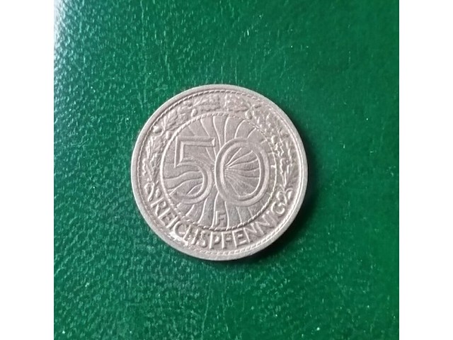 50 REICHSPFENNIG 1927 F