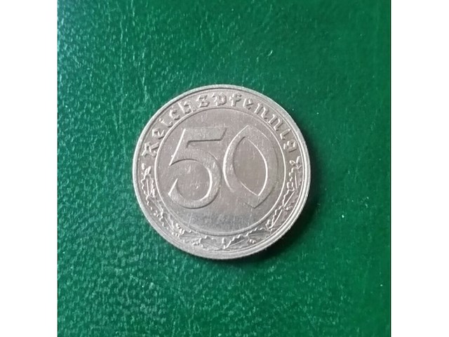 50 REICHSPFENNIG 1938 B