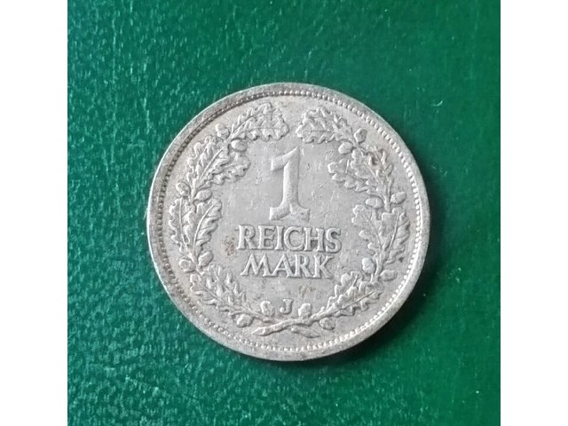 1 REICHSMARK 1925 J srebro