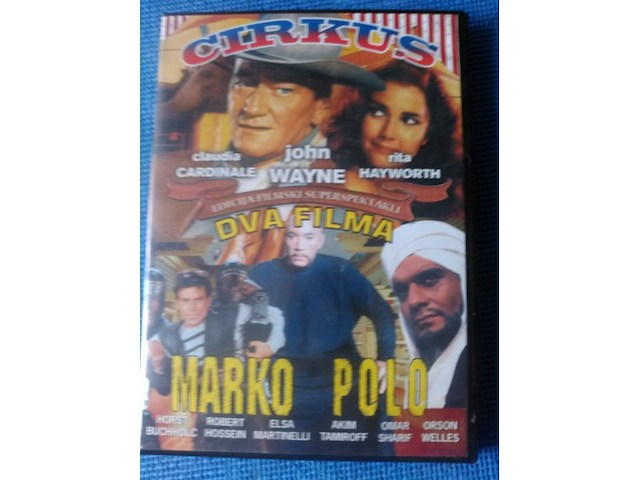 DVD STRANI FILM - DVA FILMA CIRKUS I MARKO POLO