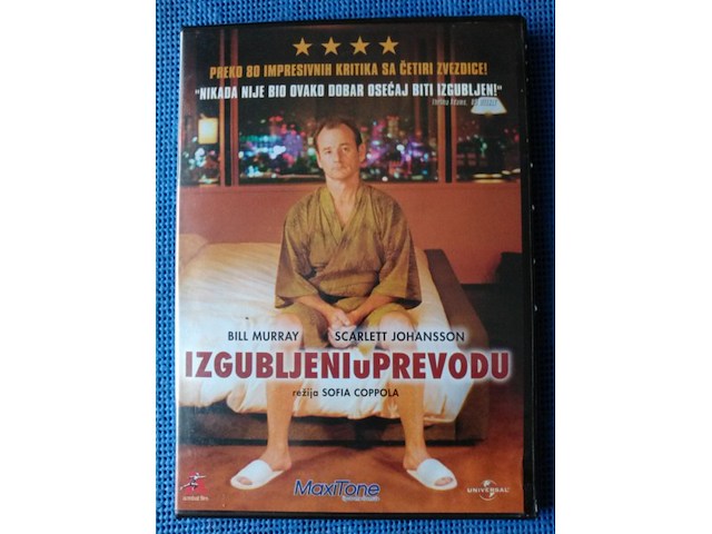 DVD STRANI FILM - IZGUBLJENI U PREVODU