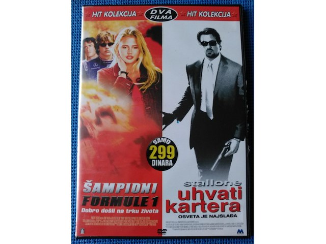 DVD DVA FILMA - SAMPIONI FORMULE 1 UHVATI KARTERA