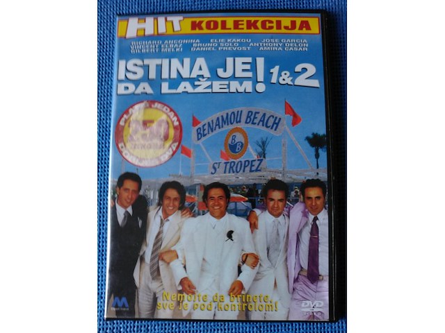 DVD DVA FILMA - ISTINA JE DA TE LAZEM 1 I 2