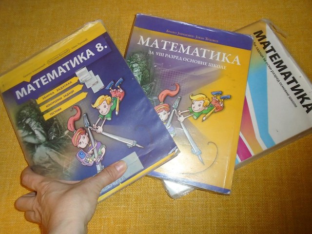 Komplet matematika TEATAR ŠKOLA PLUS za 8.raz.KAO NOVO!