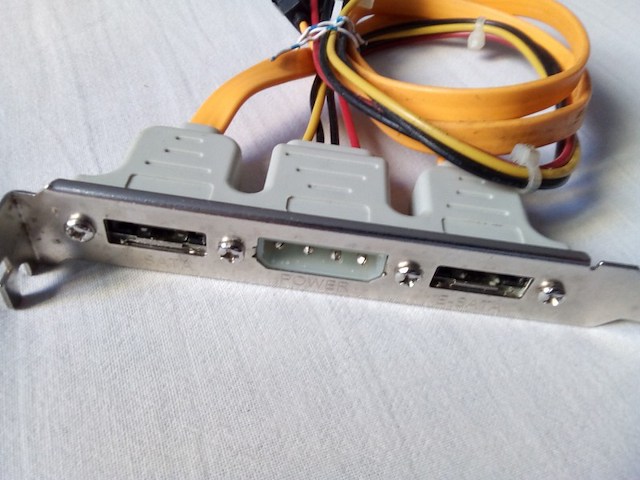 Kabel Adapter SATA na externi eSATA+molex