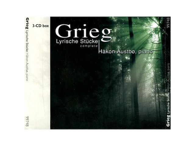 Grieg, Håkon Austbø ‎– Lyrische Stücke 3CD
