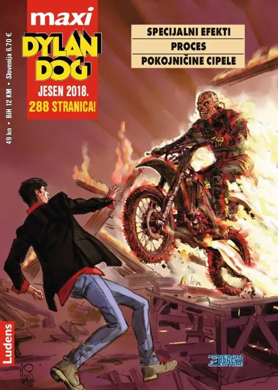 Ludens DYLAN DOG MAXI 18 - Specijalni efekti, Proces, Pokojničine cipele