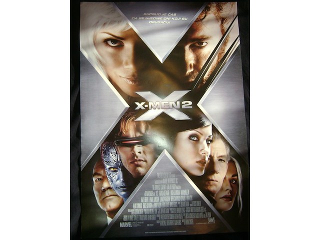 Filmski poster X MEN 2