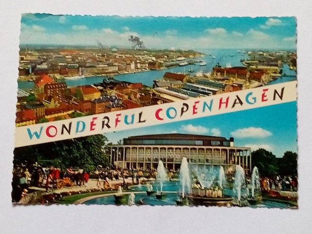 Kopenhagen - Danska --- Putovala 1962,godine ---