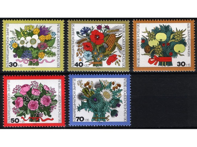 kt249g, 15.okt1974 DeutscheBPB Mi473-6,481 ** 4+1;4+1