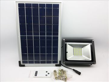 Led reflektor 20W+solarni panel
