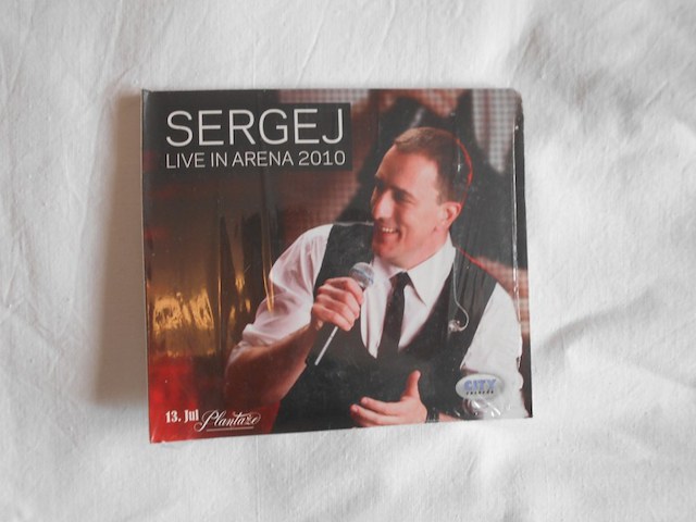 Sergej Ćetković DVD  live Arena 2010.  NOVO