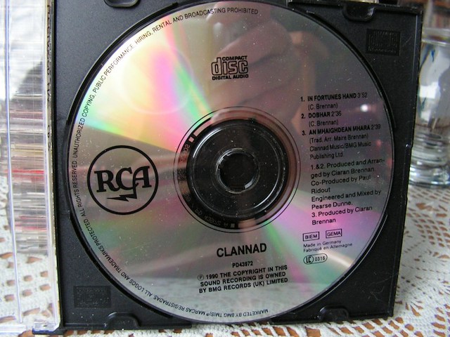 CLANNAD-CD SINGL-BEZ OMOTA