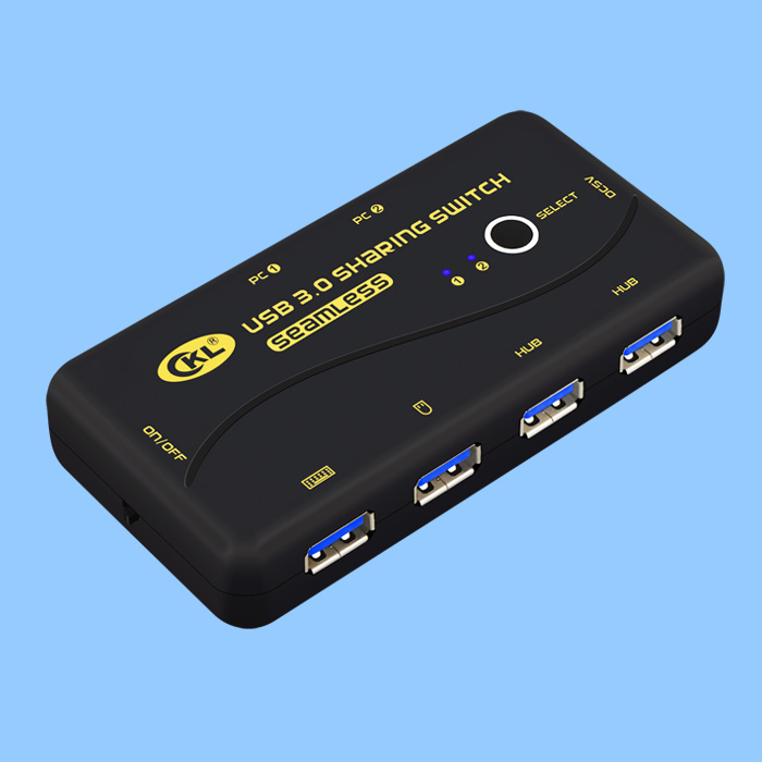 USB svič CKL-24U3 2-IN/4-OUT, USB 2.0 /3.0, za deljenje štampača, skenera, miša, tastature, HDD