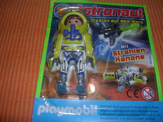 PLAYMOBIL FIGURA ASTRONAUT NOVO