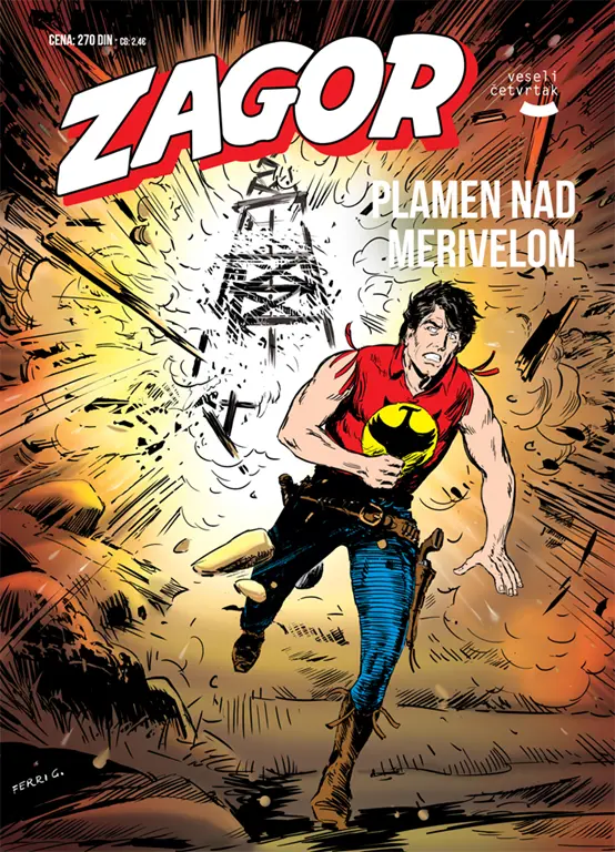 Veseli Četvrtak Zagor 144 - Plamen nad Merivelom