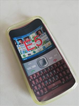 Nokia E5 Transparent Silikonska futrola