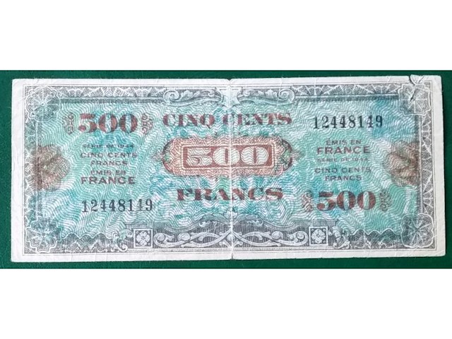 500 FRANCS 1944 RR