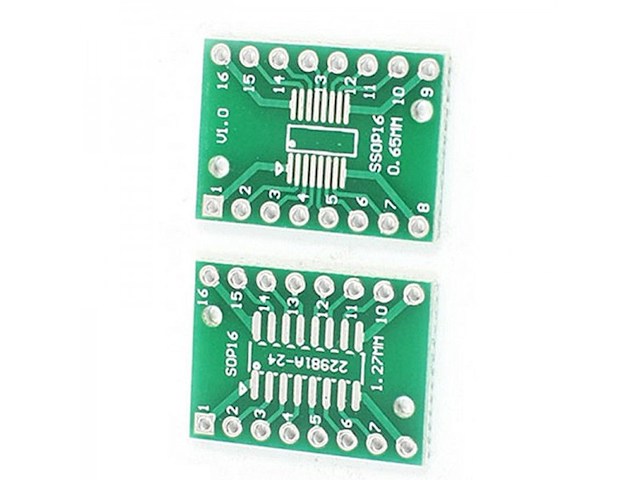 ADAPTER SOP16/SSOP16/TSSOP16 NA DIP16-10 KOMADA