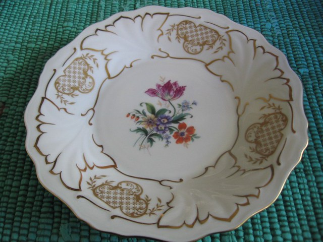 WEIMAR porcelanski ukrasni tanjir