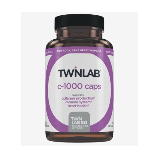 Twinlab vitamin C, 1000mg (250 kapsula)