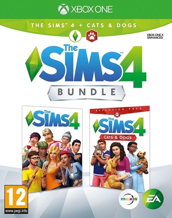 XBOX ONE The Sims 4 Holliday Bundle - Sims 4 + Expansion Cats & Dog