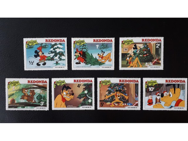 Dizni (Disney) Redonda Christmas 1981. S4