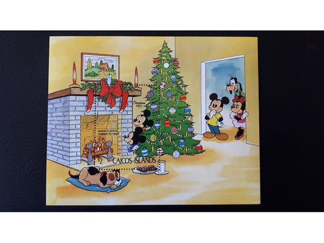 Dizni (Disney) Caicos Islands Christmas 1983. ** B44