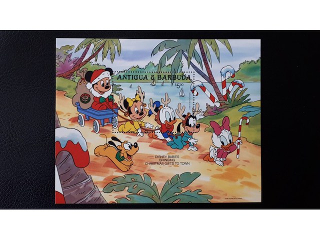 Dizni (Disney) Antigua and Barbuda Christmas 1986. B5