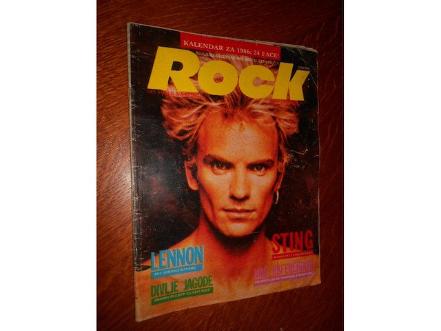 rock 82 decembar 1985g poster valentino