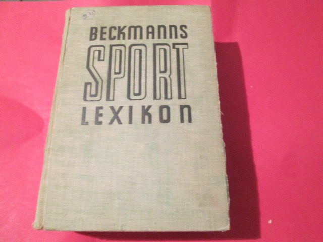 Beckmanns sport lexikon A-Z(1935)