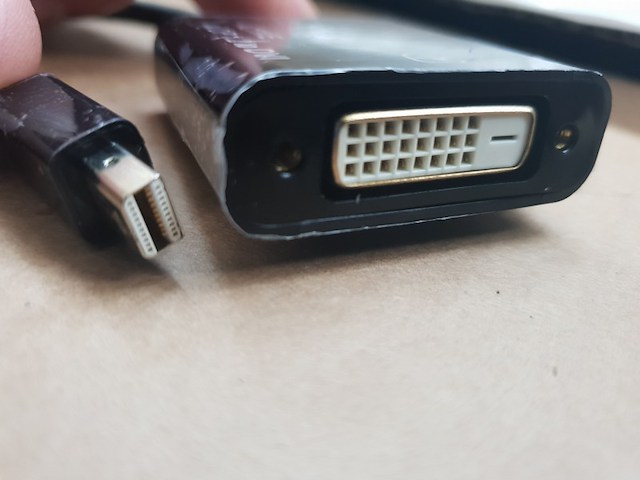 Adapter mini display port na dvi - Novo!