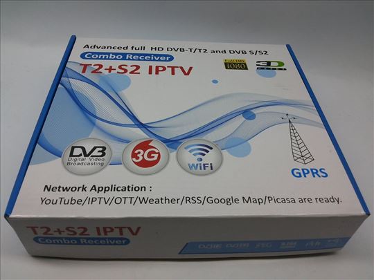 Digitalni HD satelitski DVB-T2 DVB-S2 combo TV