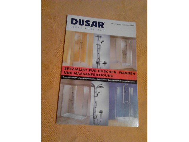 DUSAR..TUS KABINE..KATALOG