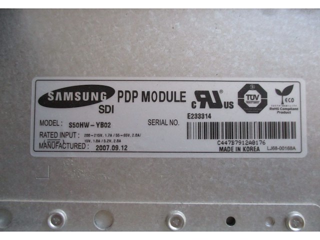Plazma Panel 50` S50HW - YB02 Samsung