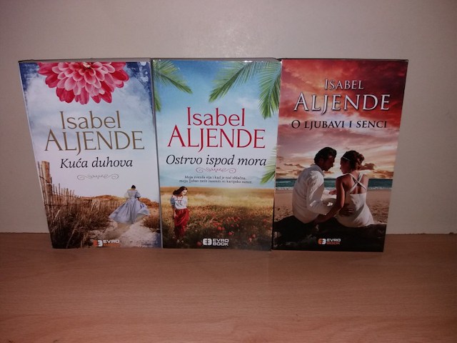 ISABEL ALJENDE - komplet tri knjige