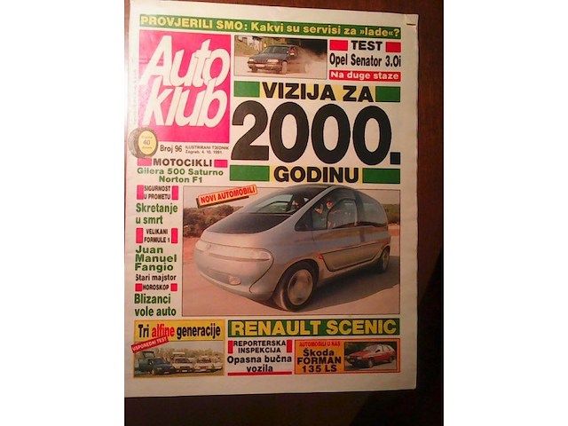AUTO KLUB BR 96/1991