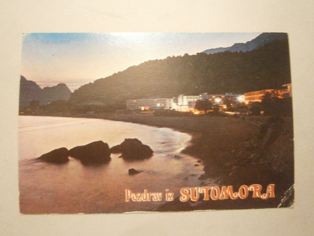 SUTOMORE; PUTOVALA 1984. RRR