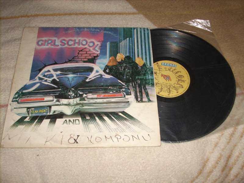 Girlschool ‎– Hit And Run LP Jugoton