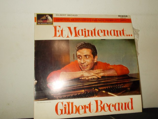 Gilbert Bécaud ‎– Et Maintenant...