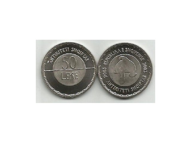 Albanija 50 leke 2003. UNC